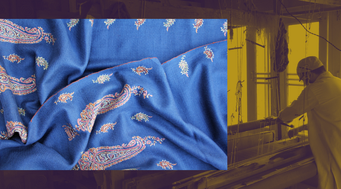 The Delightful Process of Making a Pashmina Shawl – WeaverStory