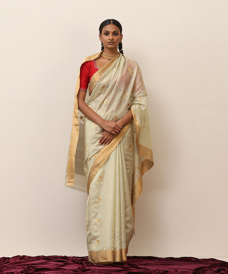 Ethereal Elegance: Lightweight and Luminous Chanderi Sarees – Page 4 ...