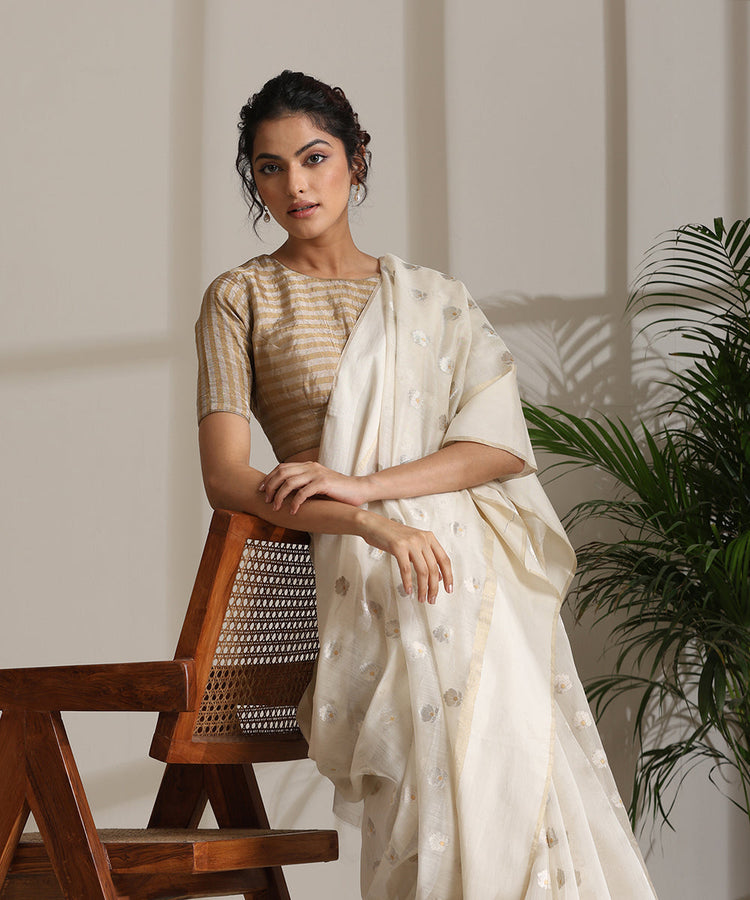 Ethereal Elegance: Lightweight and Luminous Chanderi Sarees – WeaverStory