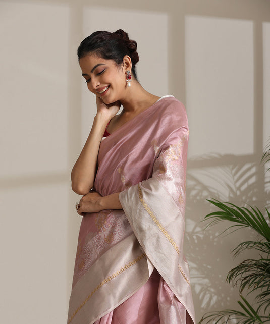 Ethereal Elegance: Lightweight and Luminous Chanderi Sarees – WeaverStory