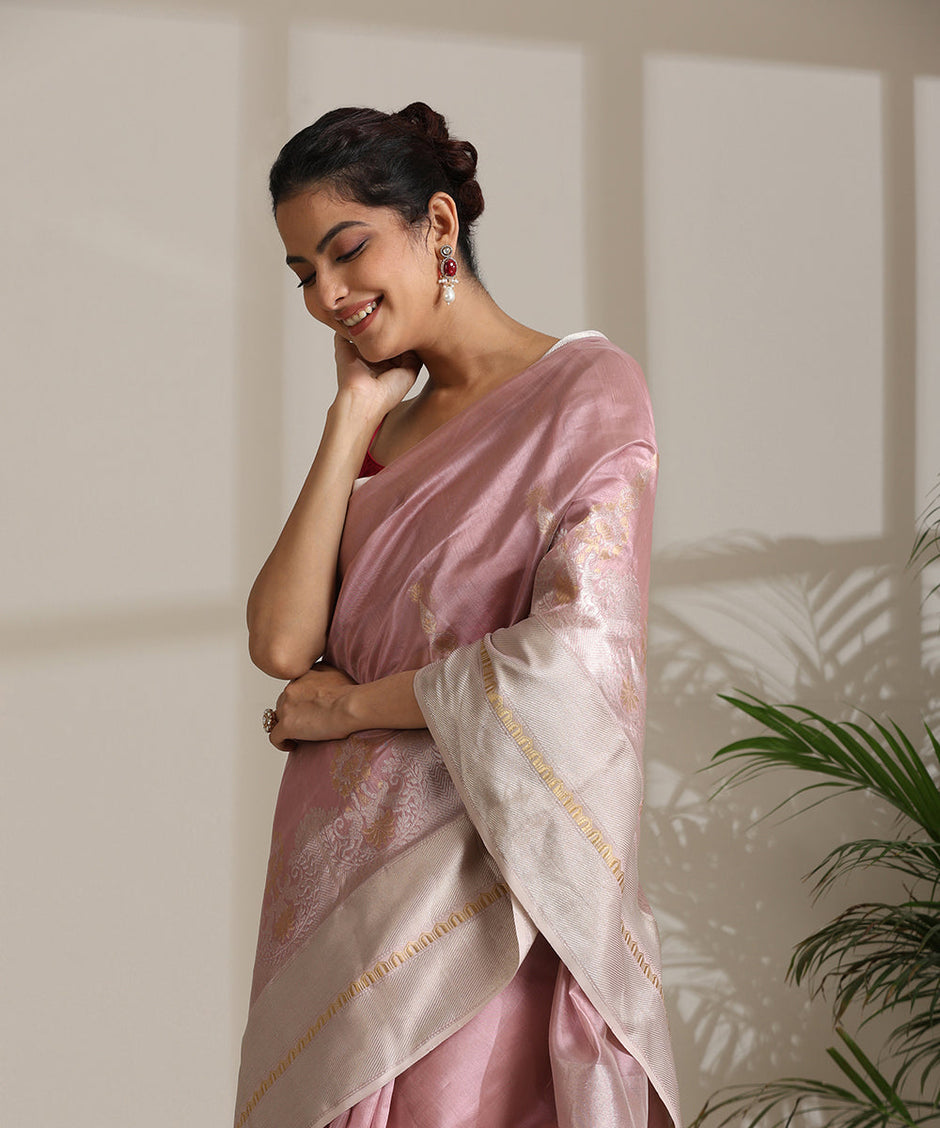 Ethereal Elegance: Lightweight and Luminous Chanderi Sarees – WeaverStory